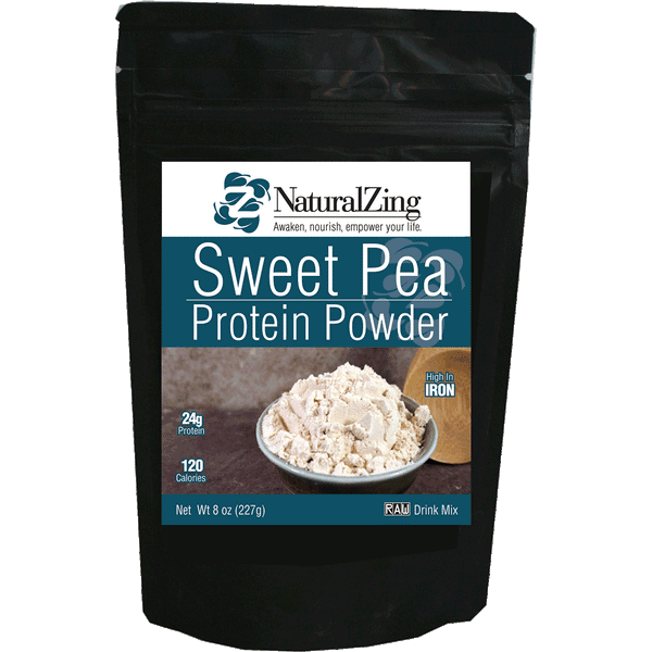 Fermented Pea Protein Powder 8 oz – Natural Zing